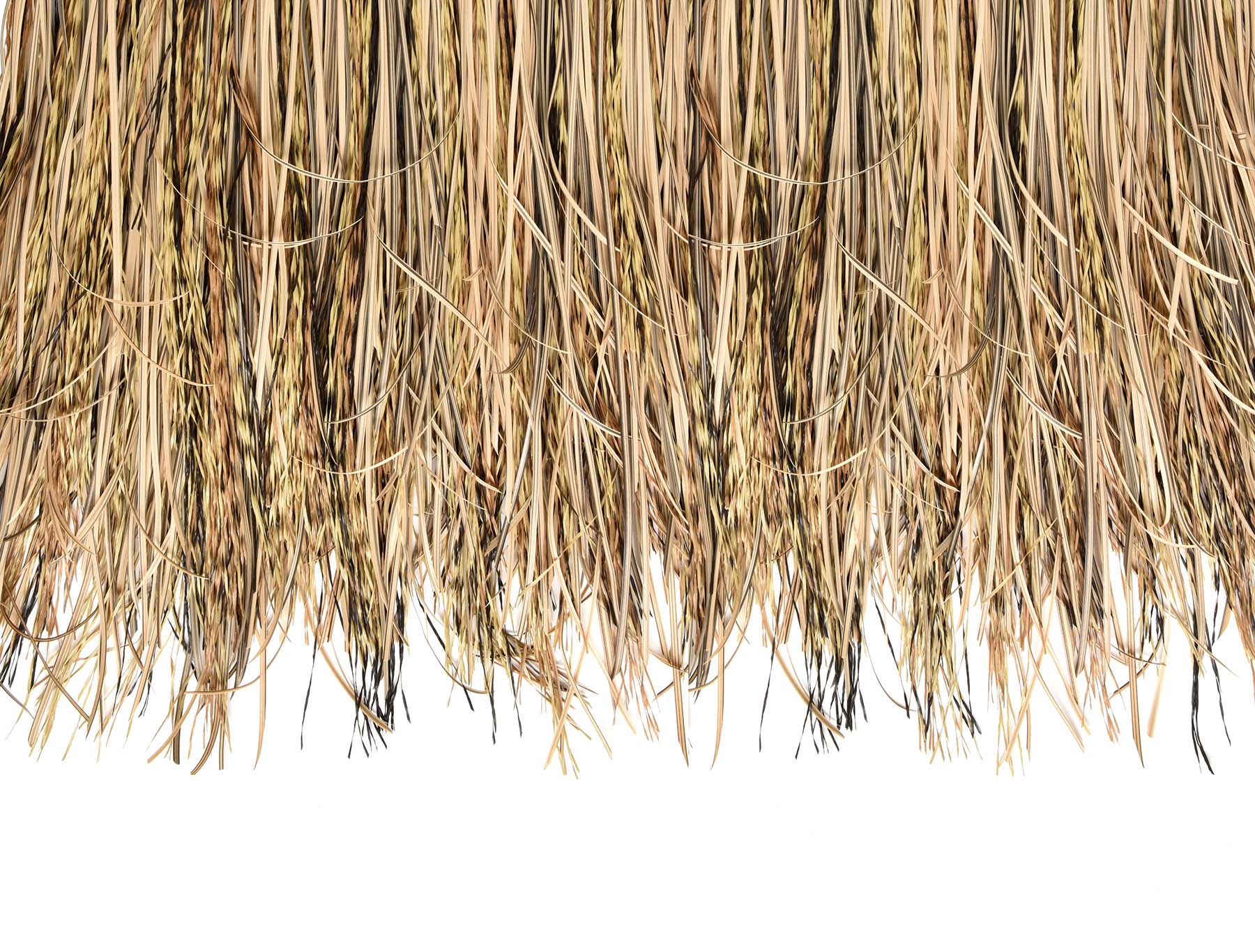 Synthetic thatch palm thatch roof factory LTR-T11